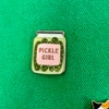 Pickle Girl Hard Enamel Pin, Brooch/badge for Pickle Lovers - Etsy