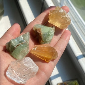Mixed Calcite Rough Natural Premium Grade Stones: Choose - Etsy
