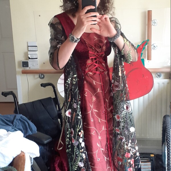 Elfcore Pale Champagne Ivory Duchess Satin Bride Ivory Fairycore Meadow ...