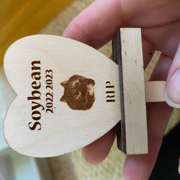 Custom Hamster Grave Stone/ Memorial Grave Marker/ for Hamster Loss ...