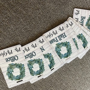 Boho Vibes Theme Classroom Hall Passes for Teachers - Etsy