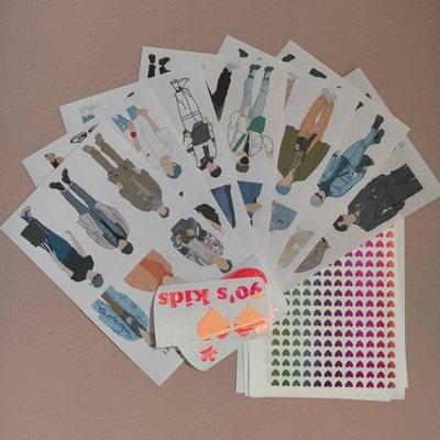 Seventeen SVT Stickers L Trading Photocards Freebie Stickers Die-cut ...