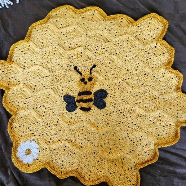 Oh Bee-have Applique Pack- Crochet Pattern Only- Bees- Beehive ...
