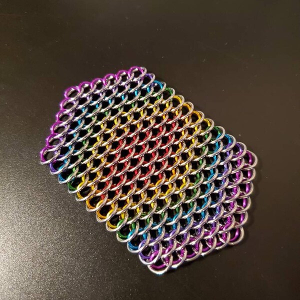 Moorish Rose Chainmail Chunky Heavy Chainmail Bracelet - Etsy