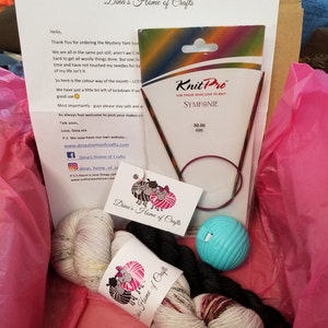 Mystery Yarn Box, Monthly Yarn Box, Yarn Subscription, Surprise Yarn ...