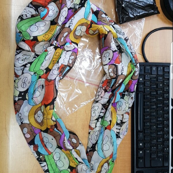 Woman Crochet Lariat Scarf, Flower Lariat Scarf, Long Necklace ...