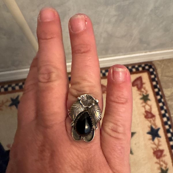 Turza Wells and Andrew Shows Enamel & Inlay Gemstone on Sterling Silver ...