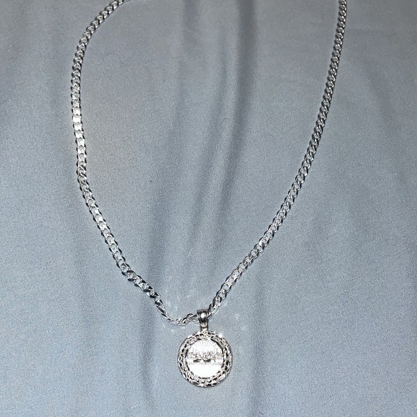New High Quality Solid Genuine 925 Sterling Silver Cuban Link Chain ...