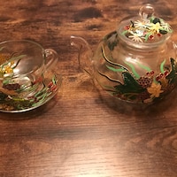 Bee Tea Cup and Saucer Personalized Christmas Gift, Tea Set Hand ...