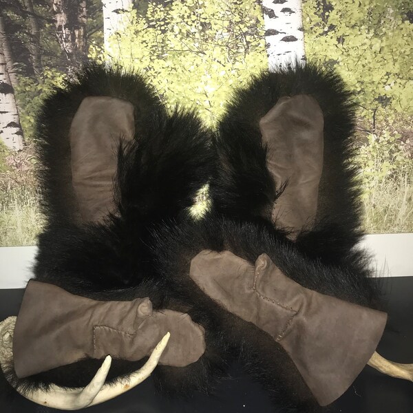 Fur Hat With Tail Sewing Pattern Davey Crockett Daniel Boone Style ...