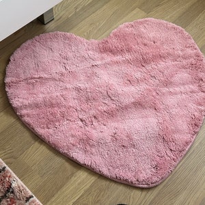 Tufted Flower Rug Orange Tufted Rug green Flower Rug Housewarming Gift ...