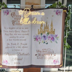 Personalized Enchanted Birthday Backdrop Enchanted Themed Party ...