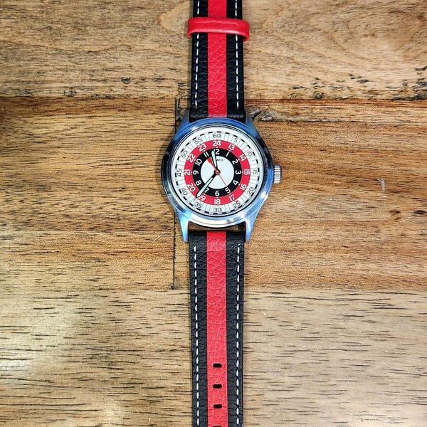 Premium FKM Rubber Hinge Watch Strap / White 20/22mm Quick Release ...