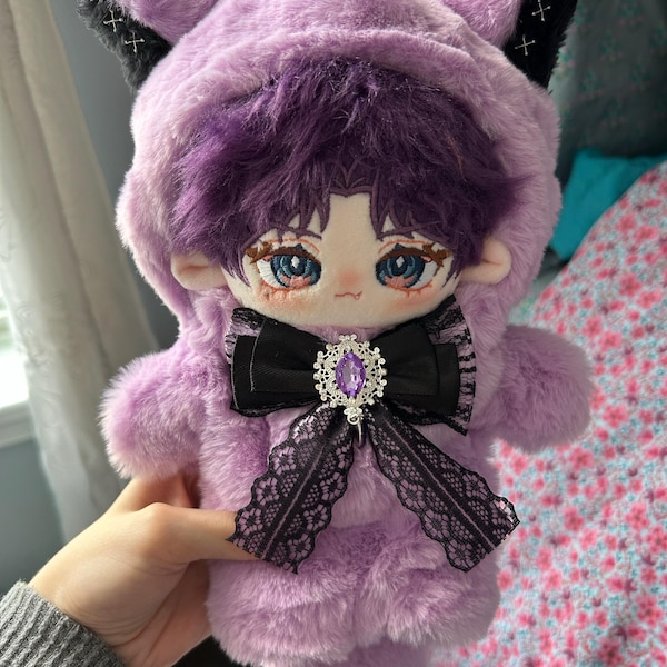 Black Purple Wolf | Japanese Nui-fuku | for Chibigurumi Nui Plush Dool ...