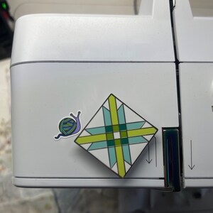 Pinwheel Star Quilt Block Pin Hard Enamel Lapel Pin - Etsy