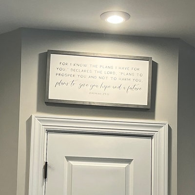 Psalm 121 Sign, Scripture Wall Art, Bible Verse Wall Decor, Christian ...