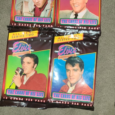 4 Packs of Elvis the Cards of His Life Series 2 Vintage Trading Cards ...