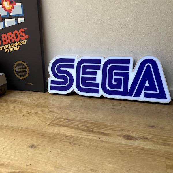SEGA Sign for Gaming Room Decor | Sega CD, Sega Genesis, Sega Saturn ...
