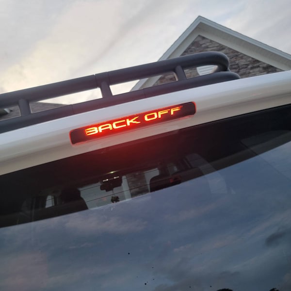 Vinyl Brake Light Decal - Matte Black - Etsy