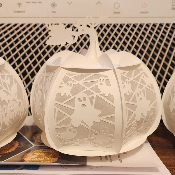 Pack 3 Halloween 3 Pumpkins Halloween Lantern SVG for Cricut Projects ...