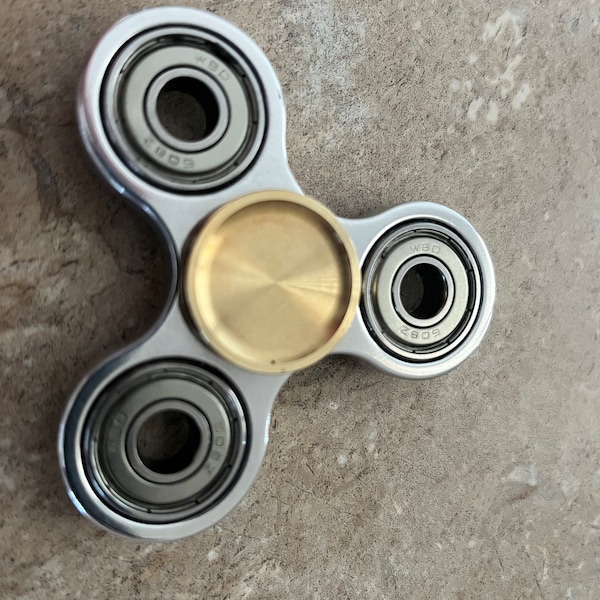 The Original Tri-beam Fidget Spinner in Polished Aluminum - Etsy