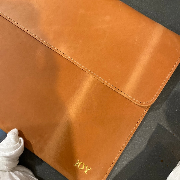 Leather Portfolio Document Organizer A4 Document Holder Paper Document ...