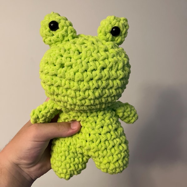 Baby Frog Crochet Pattern: Frog Amigurumi Pattern, Frog Crochet Pattern ...