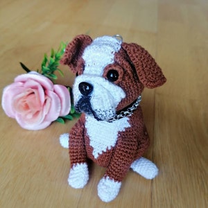 English Bulldog Crochet Pattern, Bulldog Dog Amigurumi Pattern, Crochet ...