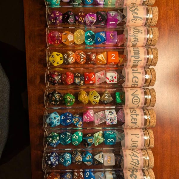 Tiny Dice | Red Dragon's Breath Potion | Dnd Potion Bottle Dice Set ...