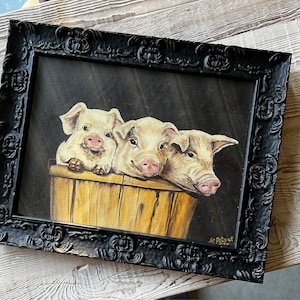 French Country Frame Glass Victorian Antique Vintage Farmhouse Ornate ...