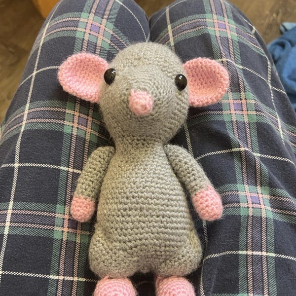 Rupert the Rat Crochet Pattern PDF - Make a Cute Rat Amigurumi - Etsy