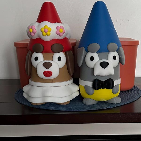 Gerald & Hecuba Gnome Figurines From Bluey TV Show - Etsy