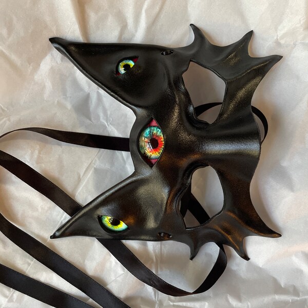 Florida Panther Lioness Cougar Puma Mountain Lion Leather Mask Entirely ...