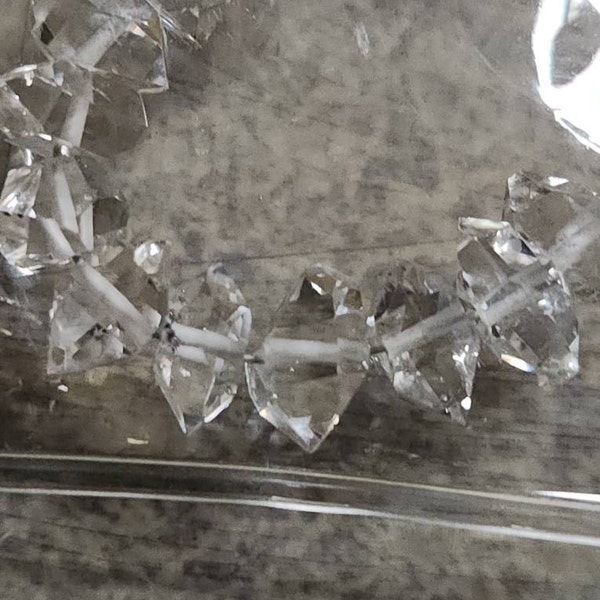 Herkimer Diamond Strand, High Quality Drilled Herkimer Diamond Beads ...