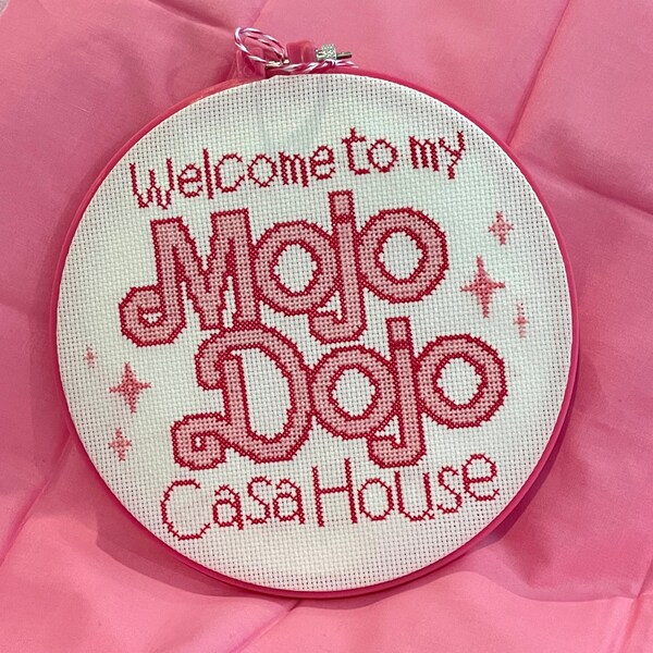 Mojo Dojo Casa House Cross Stitch Pattern - Mojo Dojo Casa House Quote ...