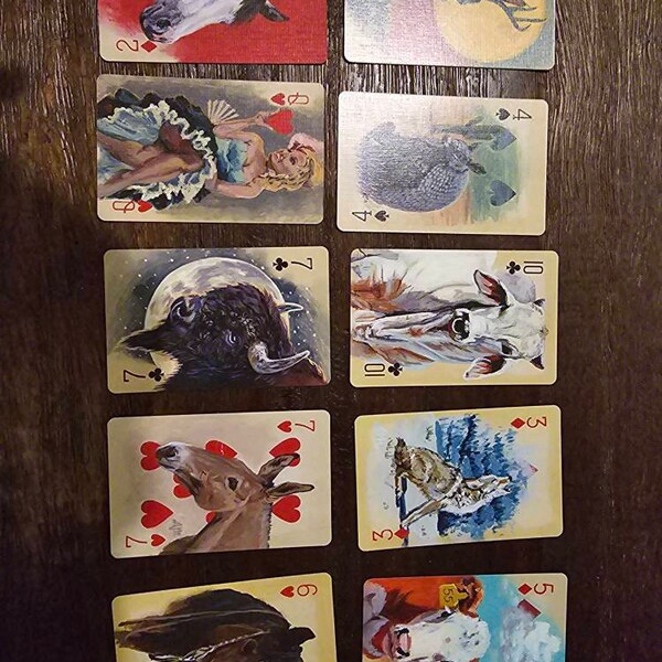 2ND DECK Western Art Playing Cards - Etsy
