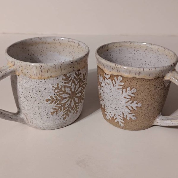 9 Oz Handmade Pottery Mug – Wheel-thrown Ceramic Coffee Cup – Rustic ...