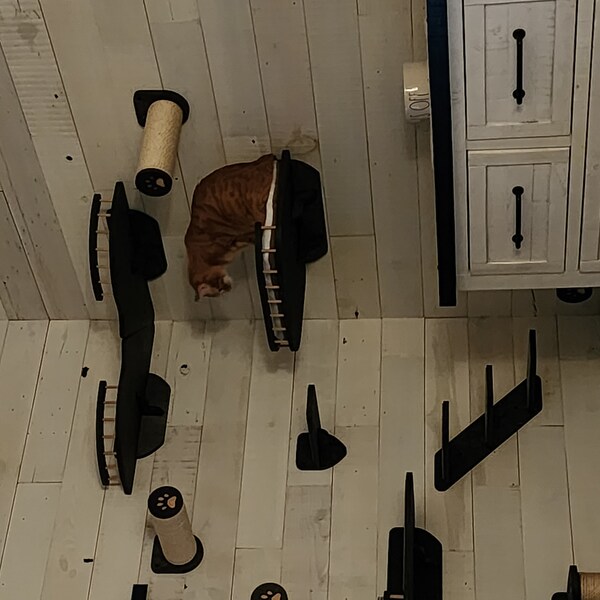 Cat Shelf, Cat Tower, Cat Bed, Cat Tree Tower, Cat Shelves for Wall ...