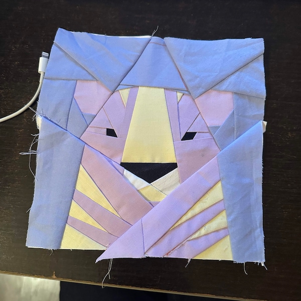 TIGER Block PDF Pattern - Etsy