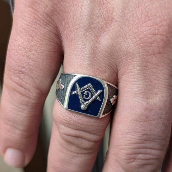 Past Master Ring Signet Ring Masonic Freemason Jewelry Master Mason ...