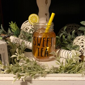 Mini Sweet Tea Mason Jar Sweet Tea Decor Tiered Tray Decor Rae Dunn ...
