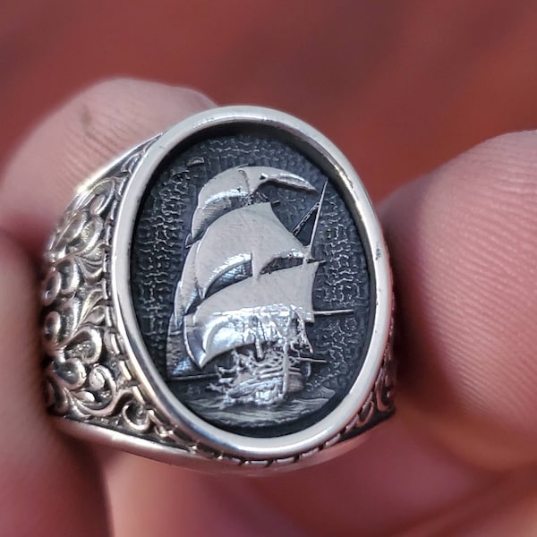 Sailor's Ring,sailing Ship Ring,ship Theme Ring,a Stylish and ...