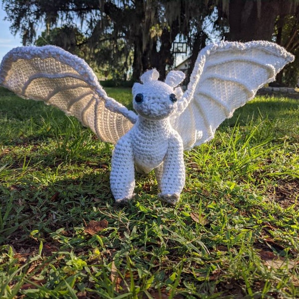 Lightfury How to Train Your Dragon PDF US Crochet Pattern (english) - Etsy