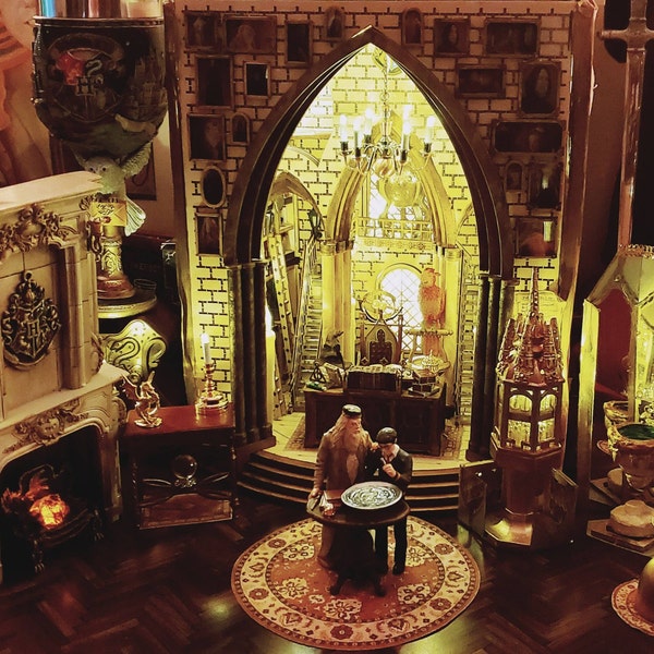 Victorian Ornate Side Table for Dollhouse Miniature 1:12 WN or MH Color ...