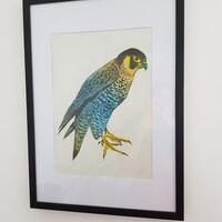 Raven Corvid Bird Linocut Linoprint Print Printmaking Handmade Drawing ...