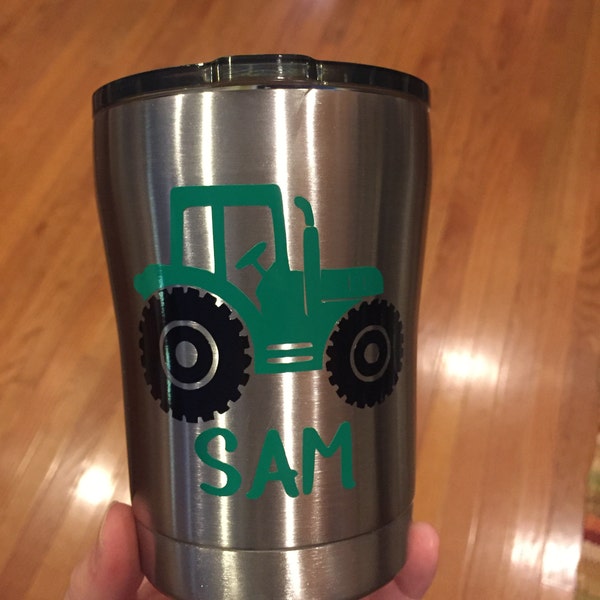 Tractor Cup // Kids Mug // Boys Tractor Cup // Tractor Tumbler - Etsy