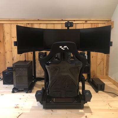 Stream Deck 8020/1530 Sim Racing Mount short - Etsy