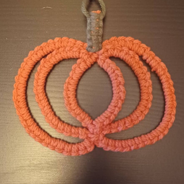 Macrame Pumpkin Pattern PDF Tutorial | Easy Halloween DIY | Digital ...