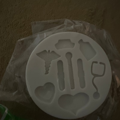 Nurse Themed Silicone Mold, 9 Cavity Highly Detailed Medical Mold, Cake ...