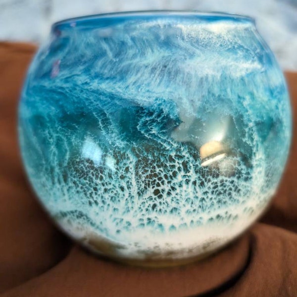 Beach Glassware, Beach Glass Can Cup, Beer Can Glass Cup, Beach ...